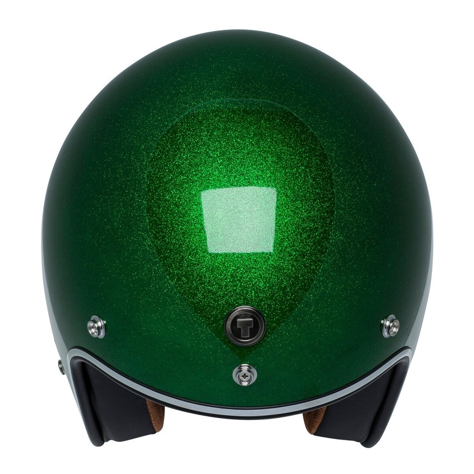 Torc T50 3/4 Open Face Motorcycle Helmet Gloss Metallic Limecycle Green ...