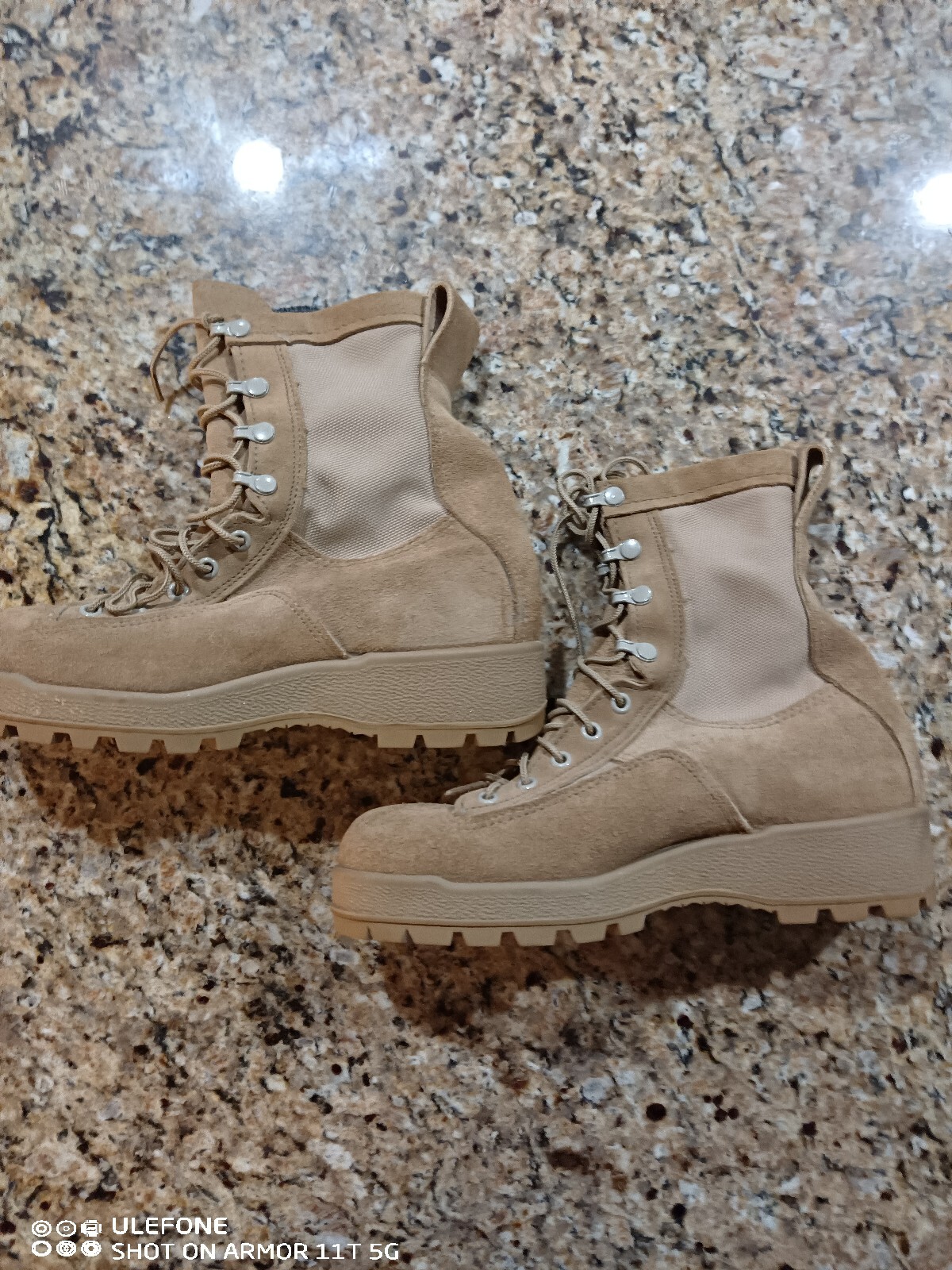 New McRae Hot weather Coyote Brown Military Boots 5.5w Army Regulation ...