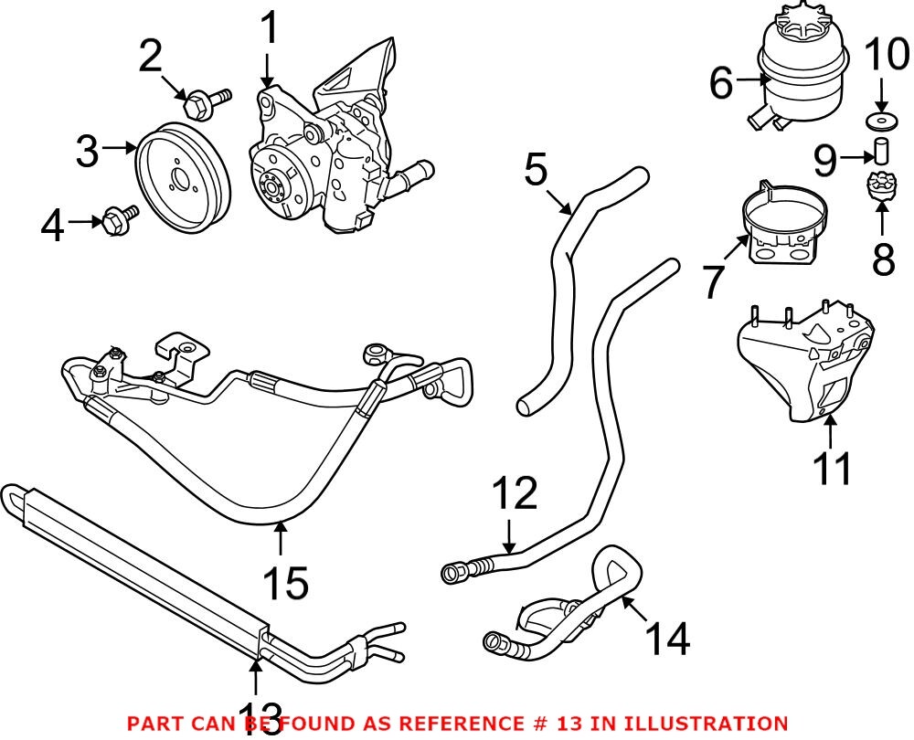 Genuine OEM Power Steering Cooler for BMW 17117522119 | eBay