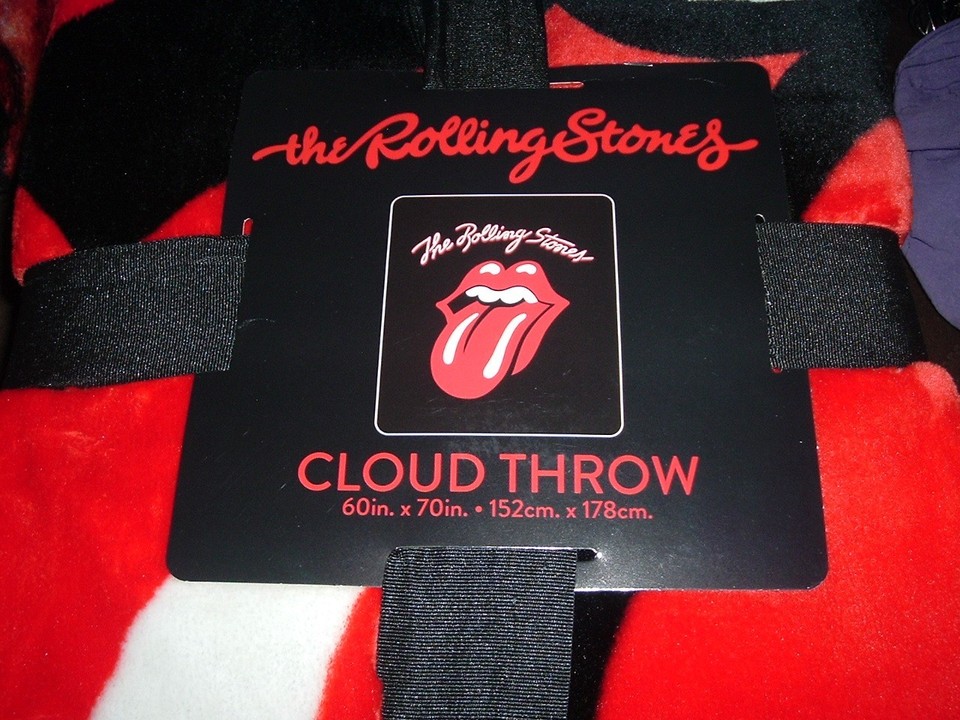 The Rolling Stones Classic Rock Band Luxury Cloud Throw Blanket 60"x70 ...