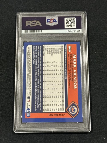 2023 Topps Archives Signed Mark Vientos RC 245 Mets Autographed Card ...