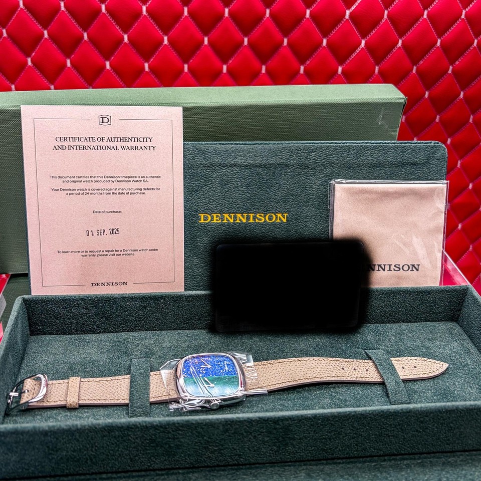Dennison ALD Dual Time Bloodstone & Lapis Stone Dial Full Set 2025 | eBay
