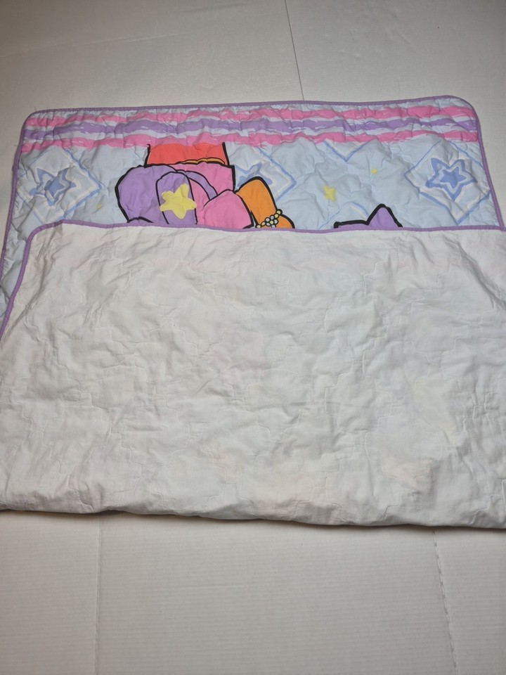 Dora the Explorer Crib Blanket Quilted Toddler Nick Jr Boots 56x39 ...