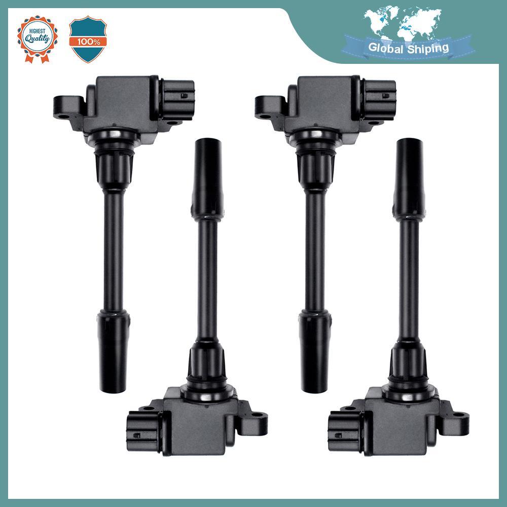 New Set Of 4 Ignition Coils For Mitsubishi Carisma Space Star 4G93 4G94 ...