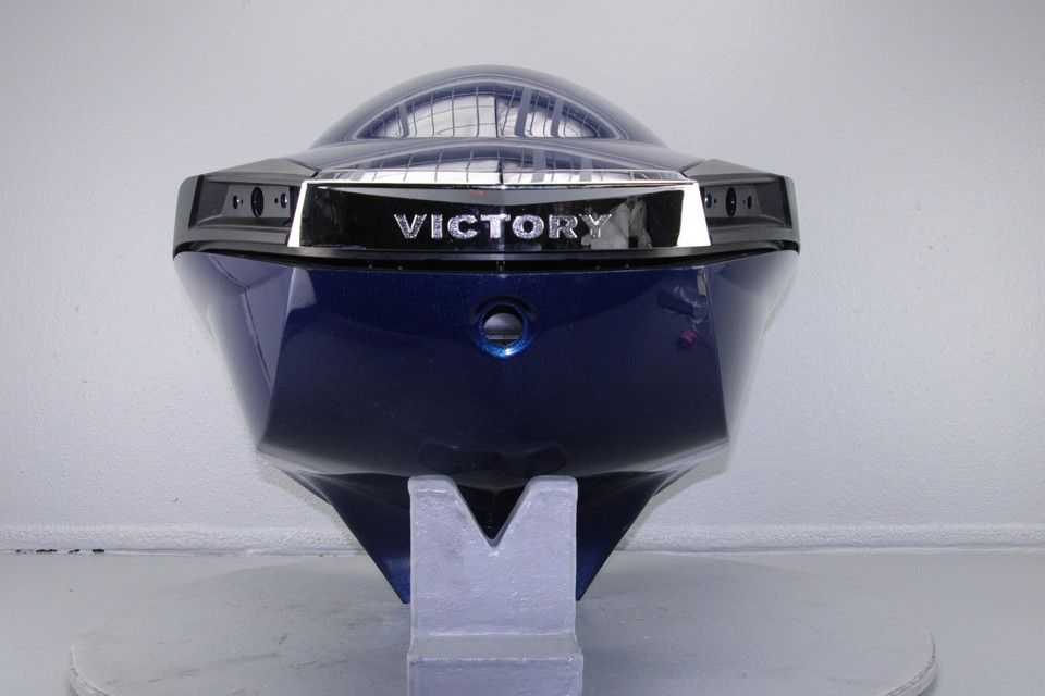 2012 Victory Vision COMPLETE Rear Trunk Box Tour Pak IMPERIAL BLUE ...