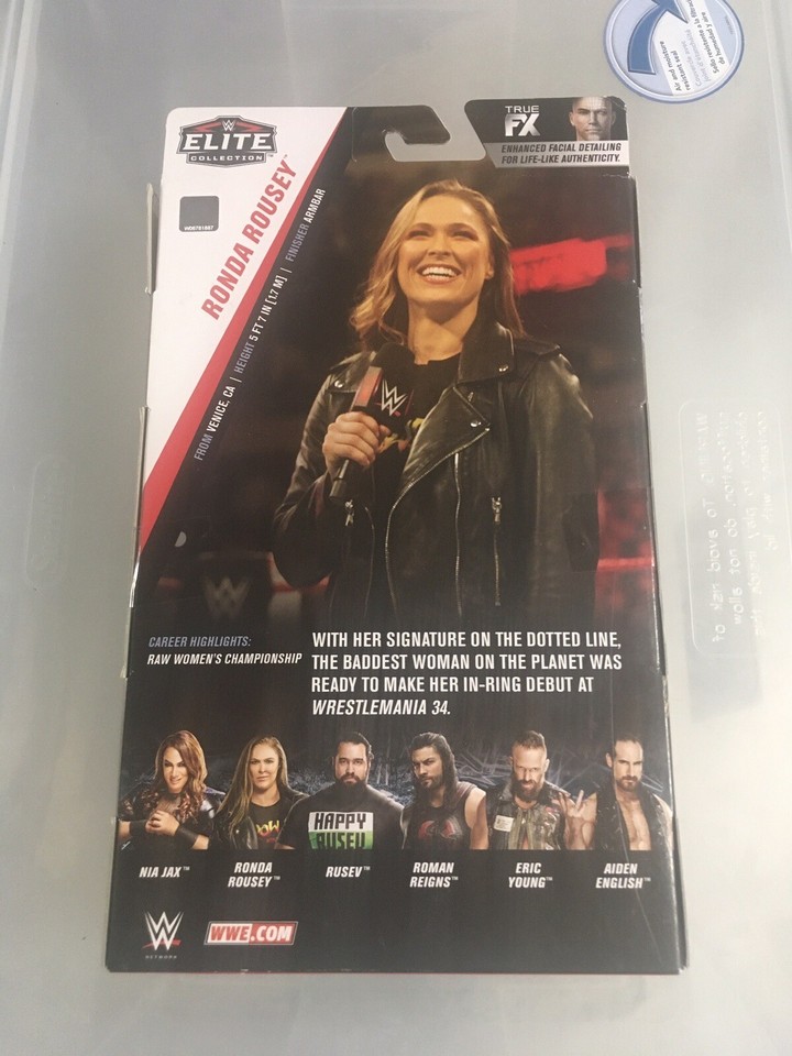 WWE Elite Collection RONDA ROUSEY Figure Series 65 Mattel UFC NXT WWF ...