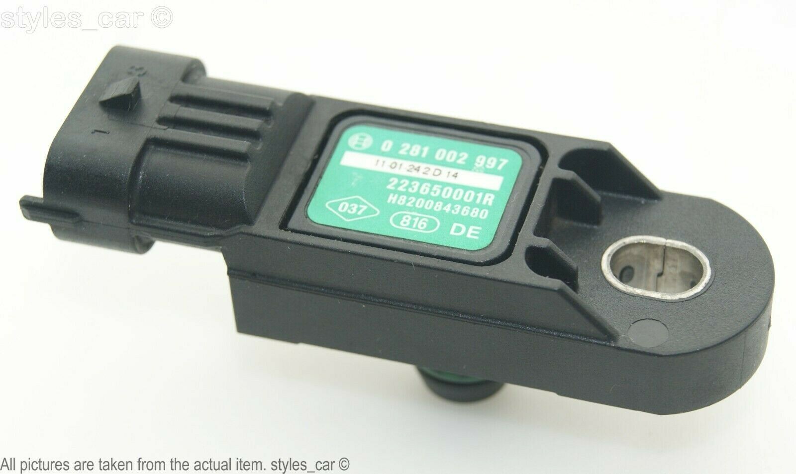 0281002997 Renault Nissan Dacia Manifold Map Air Flow Pressure Sensor ...