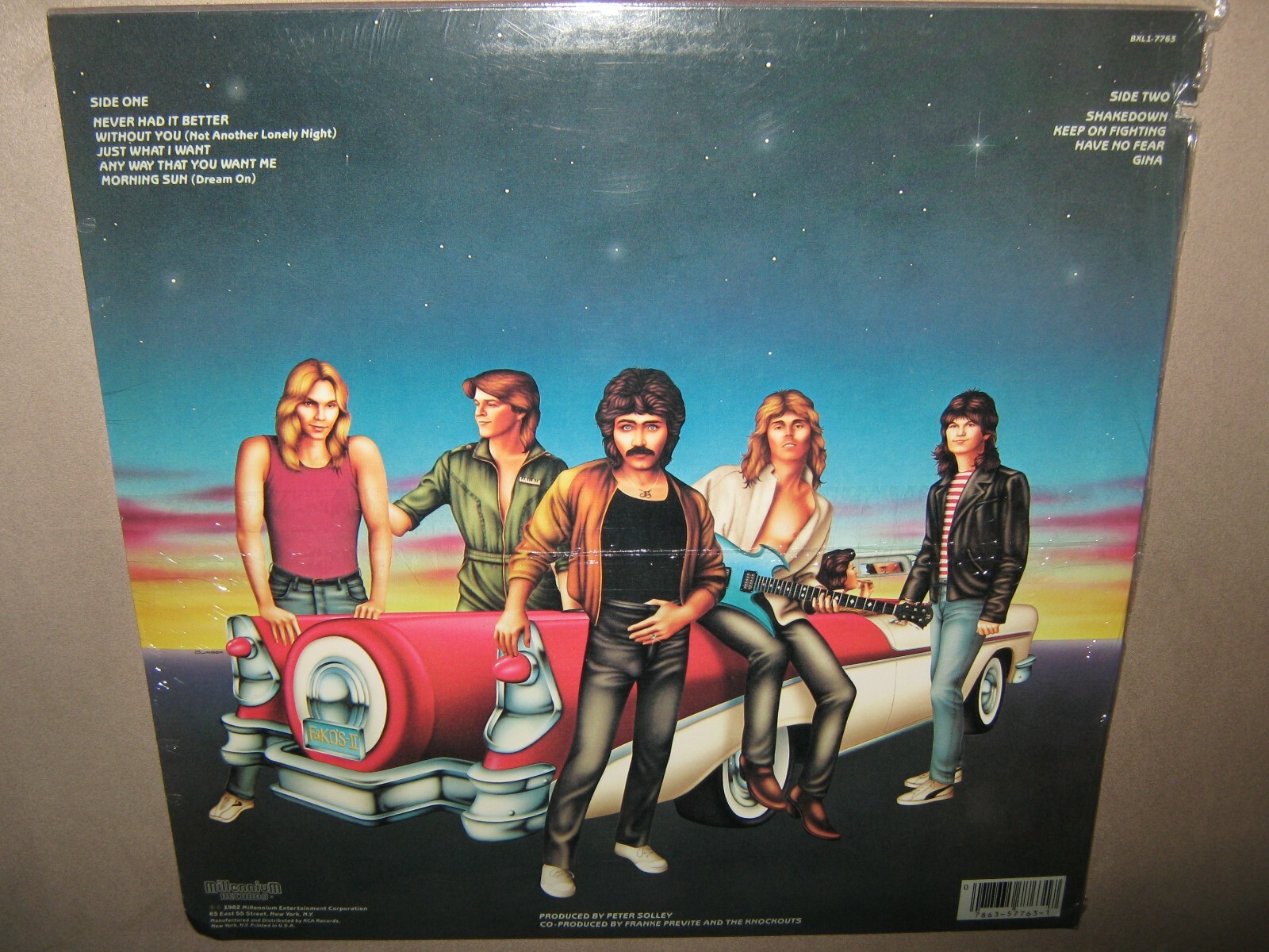 FRANKE Previte & KNOCKOUTS Below The Belt SEALED Vinyl LP 1982 BXL1 ...