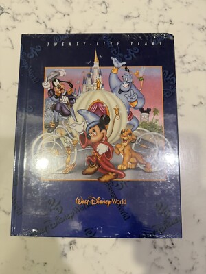 Walt Disney World Resort 25th Anniversary - Hardcover Book - Original Wrapping | eBay