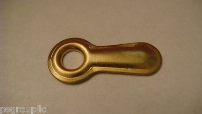 50 BRASS PLATED FRAME RIDGED 1" TURN BUTTONS TURN BUTTON ONLY NO SCREWS ...
