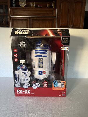 Star Wars Force Awakens R2-D2 16" INTERACTIVE ROBOTIC DROID NEW ...