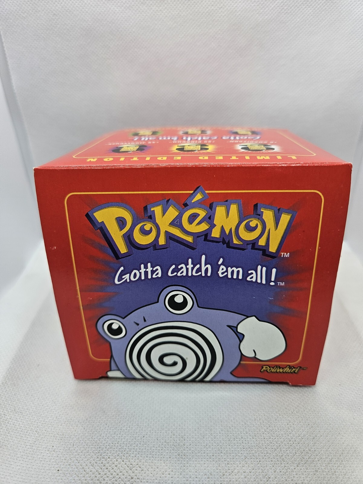 Pokémon Poliwhirl 23k Gold Plated Trading Card & Pokeball Burger King ...