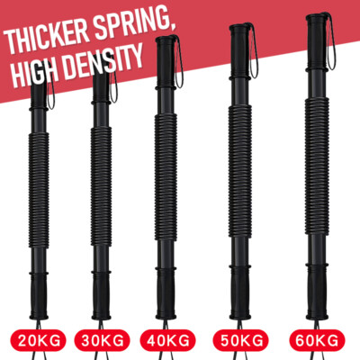 20/30/40/50/60KG Power Twister Flexible Stretch Spring Bendy Bar Arm ...