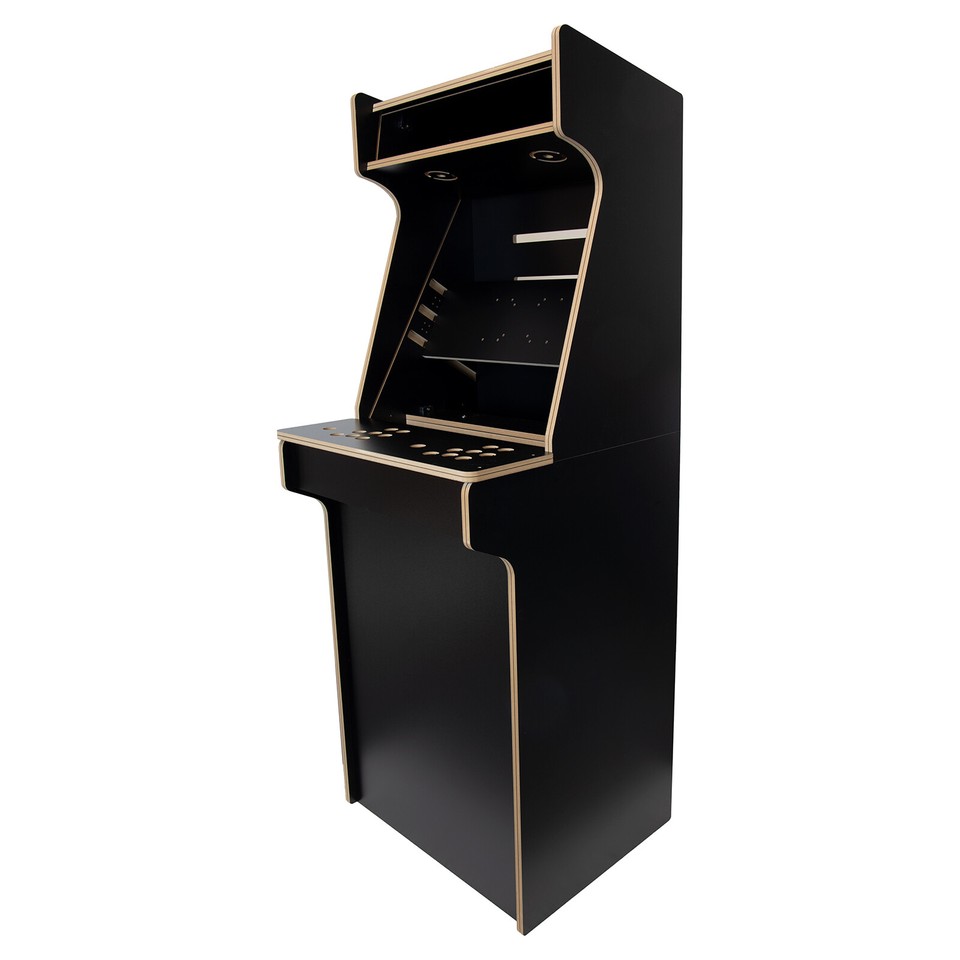 24" Black 2 Player Premium Upright Arcade Cabinet Flat Pack Kit | eBay UK