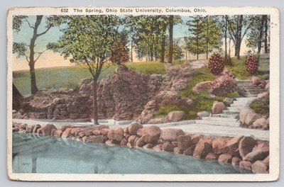Postcard the spring, Ohio State University, Columbus, Ohio | eBay