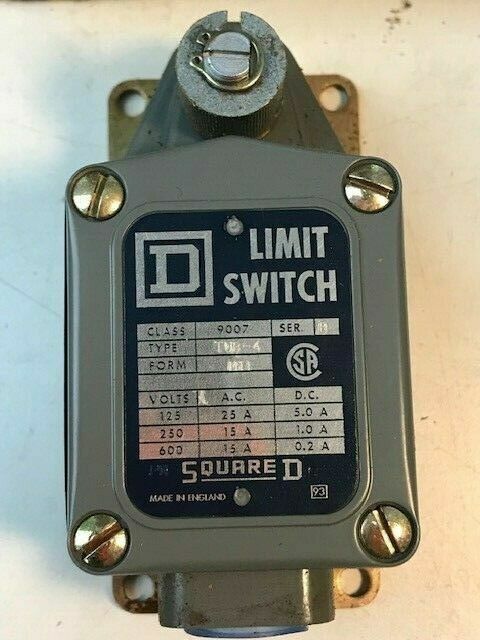 Square D Class 9007 Limit Switch TUB4 Form M11 for sale online | eBay