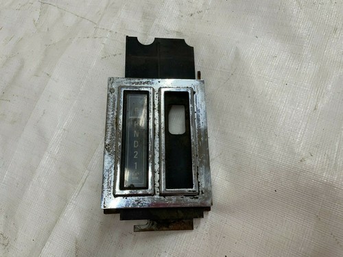 1970 Mopar E Body Slap Stick Shift Plate Console Shifter Gear Indicator ...