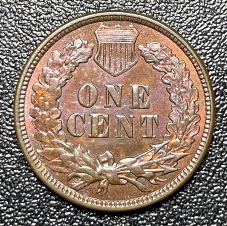 1887 Indian Head Cent 1C Uncirculated Nice Toning Hues BU | eBay
