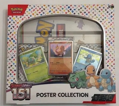 Pokemon TCG Scarlet and Violet 151 Poster Collection Sealed Box | eBay