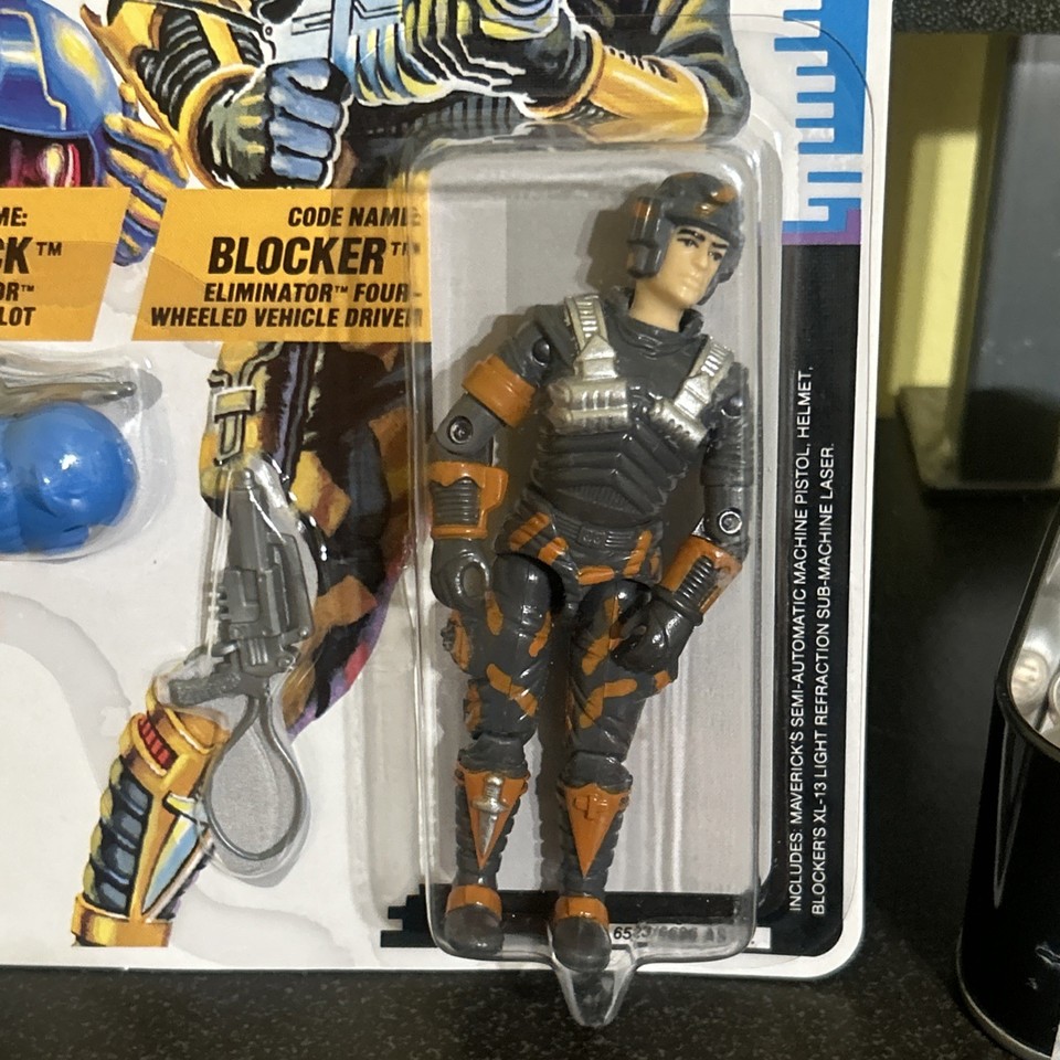 VINTAGE HASBRO 1987 GI JOE ARAH 2 Pack Maverick Blocker MOC Battle ...