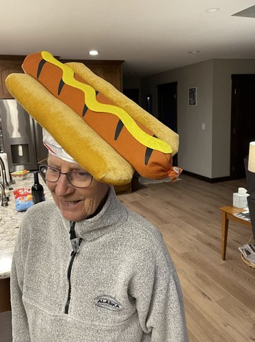 HOT DOG HAT 🌭 The Hotdog Weiner Cap Food-Prop-Halloween Funny Party ...