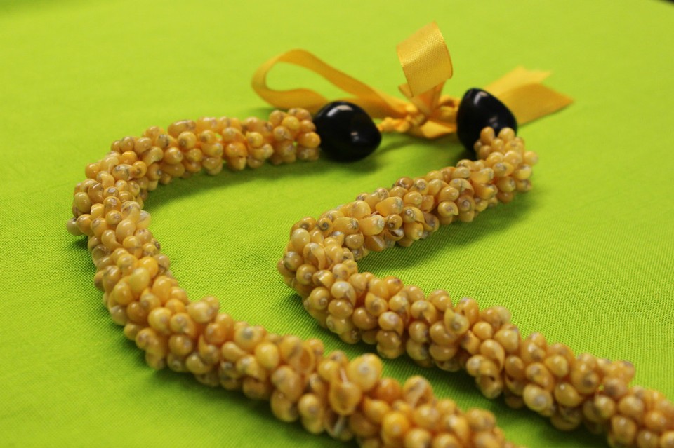 Hawaii Design Wedding / Graduation Mini Shell Lei Hula Jewelry Necklace ...