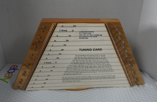 VINTAGE 15 String Lap Harp Handcrafted In The Blue Ridge Mountains ...