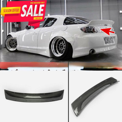 For Mazda RX8 SE3P Carbon Fiber RB-style Rear Trunk Duckbill Spoiler ...
