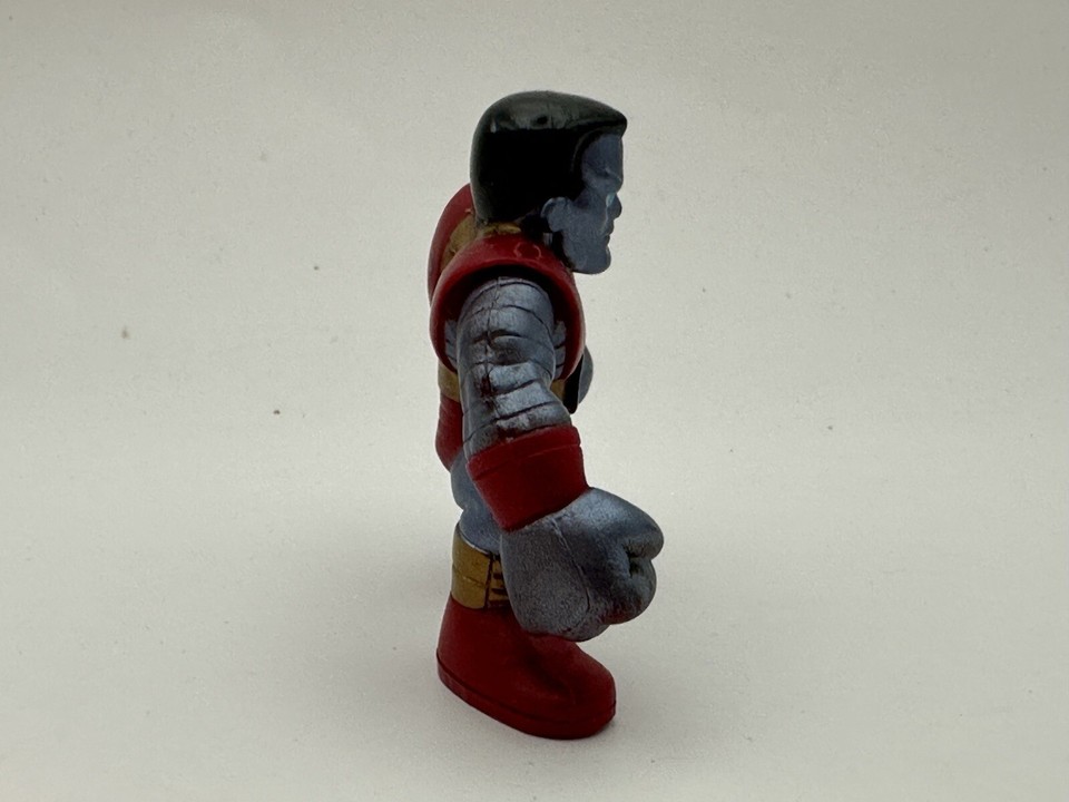 2006 Marvel Super Hero Squad COLOSSUS figure metallic red & gold X-Men ...