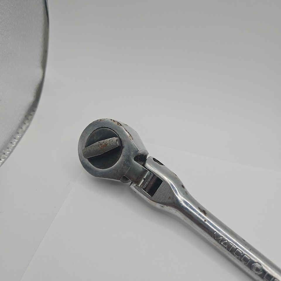 Ratchet MATCO BR11NF 3/8 Drive Flex Head Vintage USA 11" Chrome | eBay