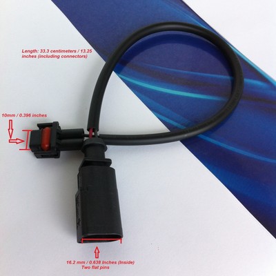 AC Compressor Elect Cont Valve Connector Harness Cable For Audi VW ...