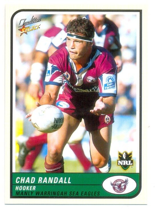 2005 Select NRL Tradition Common Card 43 Chad Randall - Manly Sea ...