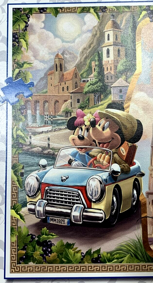 Disney Mickey,Minnie,Goofy Italy Vacation Ravensburger 1000 pc.Puzzle ...