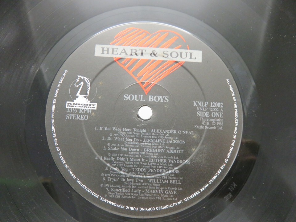 Soul Boys - Heart & Soul - Vinyl 33 RPM - KNLP 12002 | eBay UK
