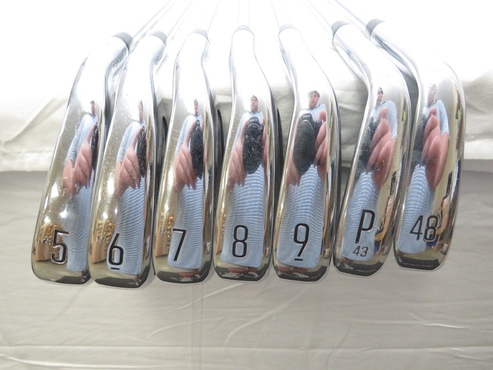 Used Titleist T350 Iron Set 5-PW+48* TT AMT Red R300 Regular Flex Steel ...