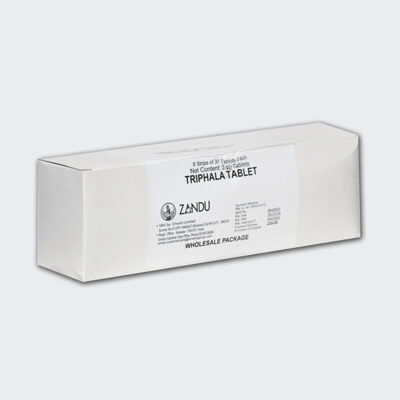 ZANDU TRIPHALA TABLET 8 STRIP BY 30 TABLET 240 TABLET | eBay Australia