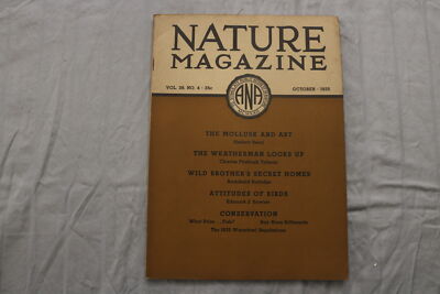 1935 OCTOBER NATURE MAGAZINE - F 255V | eBay