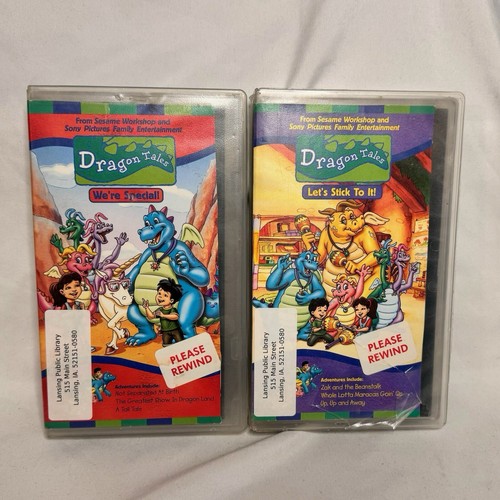 LOT OF 2 Dragon Tales VHS - Let's Stick To It & We’re Special EX ...