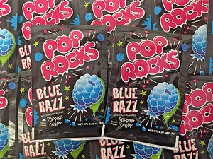 Pop Rocks Blue Razz Raspberry 24 COUNT Classic Popping Candy FREE ...