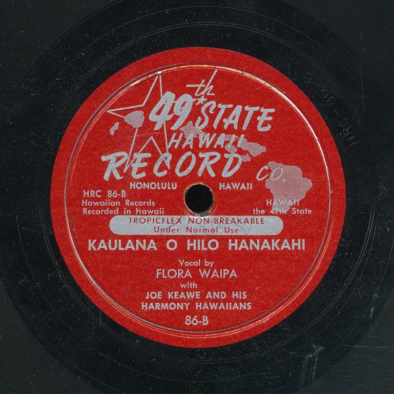 78tk-Hawaiian-49th STATE HAWAII 86-Johnny Almeida-/Flora Waipa(Hanohano ...