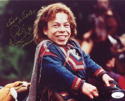 Warwick Davis Willow Harry Potter Star Wars Leprechau Signed Autograph ...