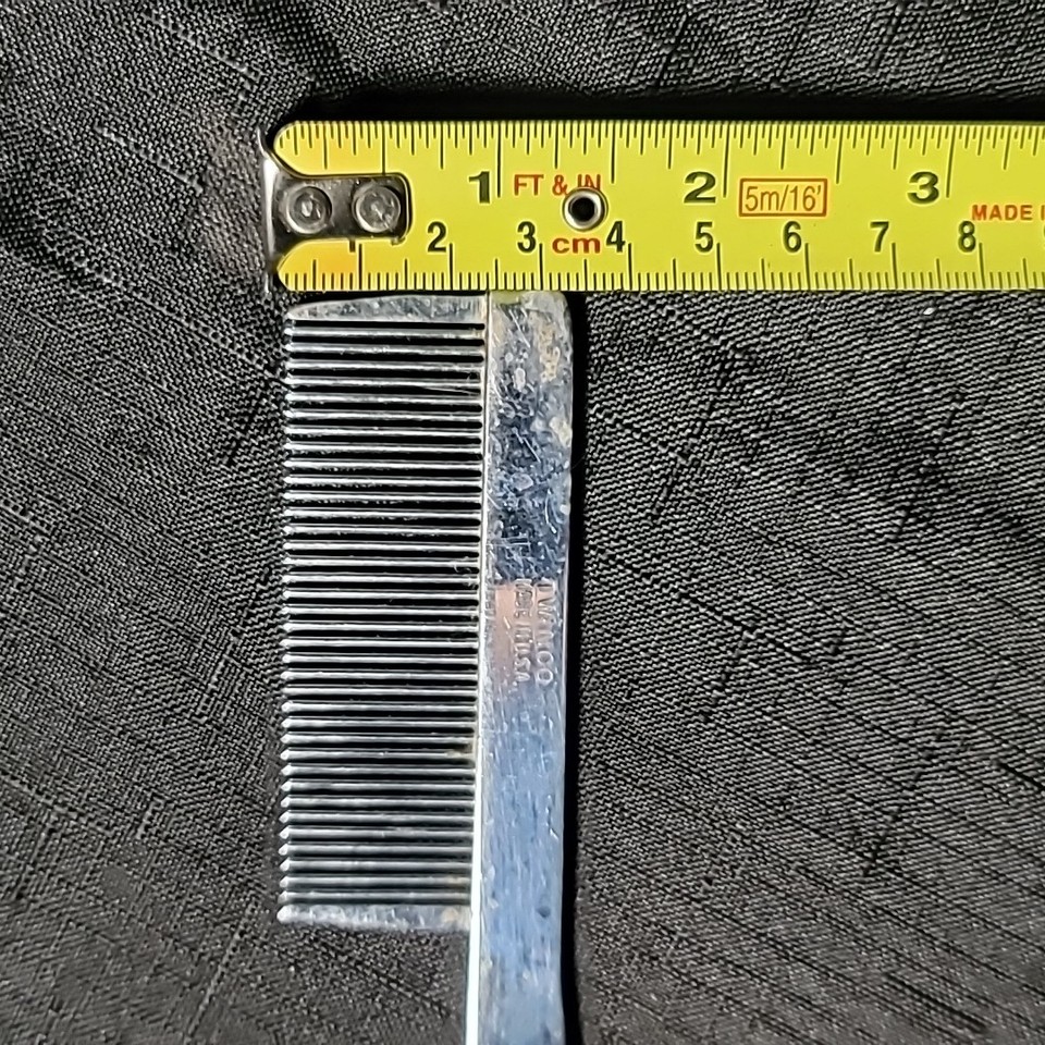 Vintage Twinco Metal Dog Comb Made in USA Stainless Steel Metal ...