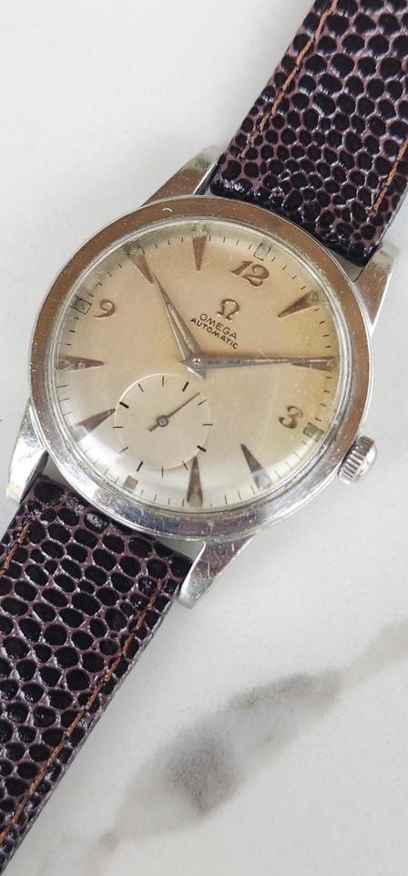 Vintage Omega Ref 2576 11 Automatic Bumper Cal 342 Men's Stainless ...