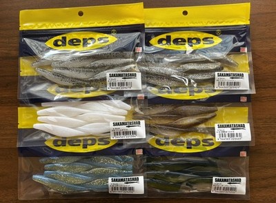 "NEW SIZE" Deps Sakamata Shad 4.5 inch Soft Plastic choose color, from ...