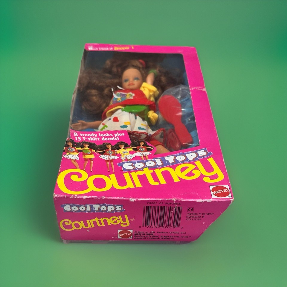 Vintage Cool Tops Courtney Skipper Friend-Non-mint Box-1989 Mattel 7079 ...