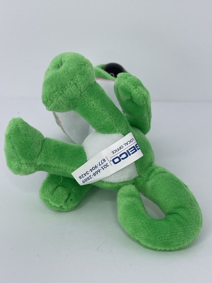 GEICO GECKO 5" PLUSH STUFFED ANIMAL. AS SEEN ON TV AD | eBay
