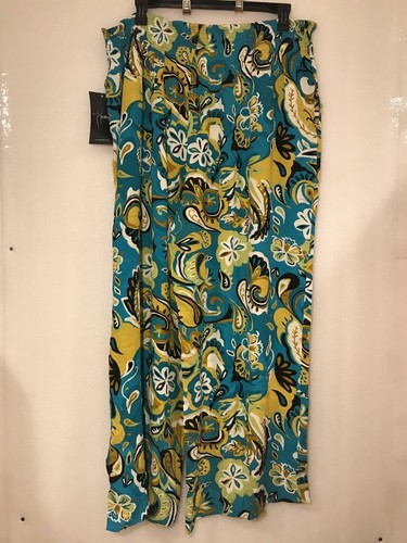 New! Slim-Sation Elastic Waist Wide Leg Pants, Multicolor - Women's ...