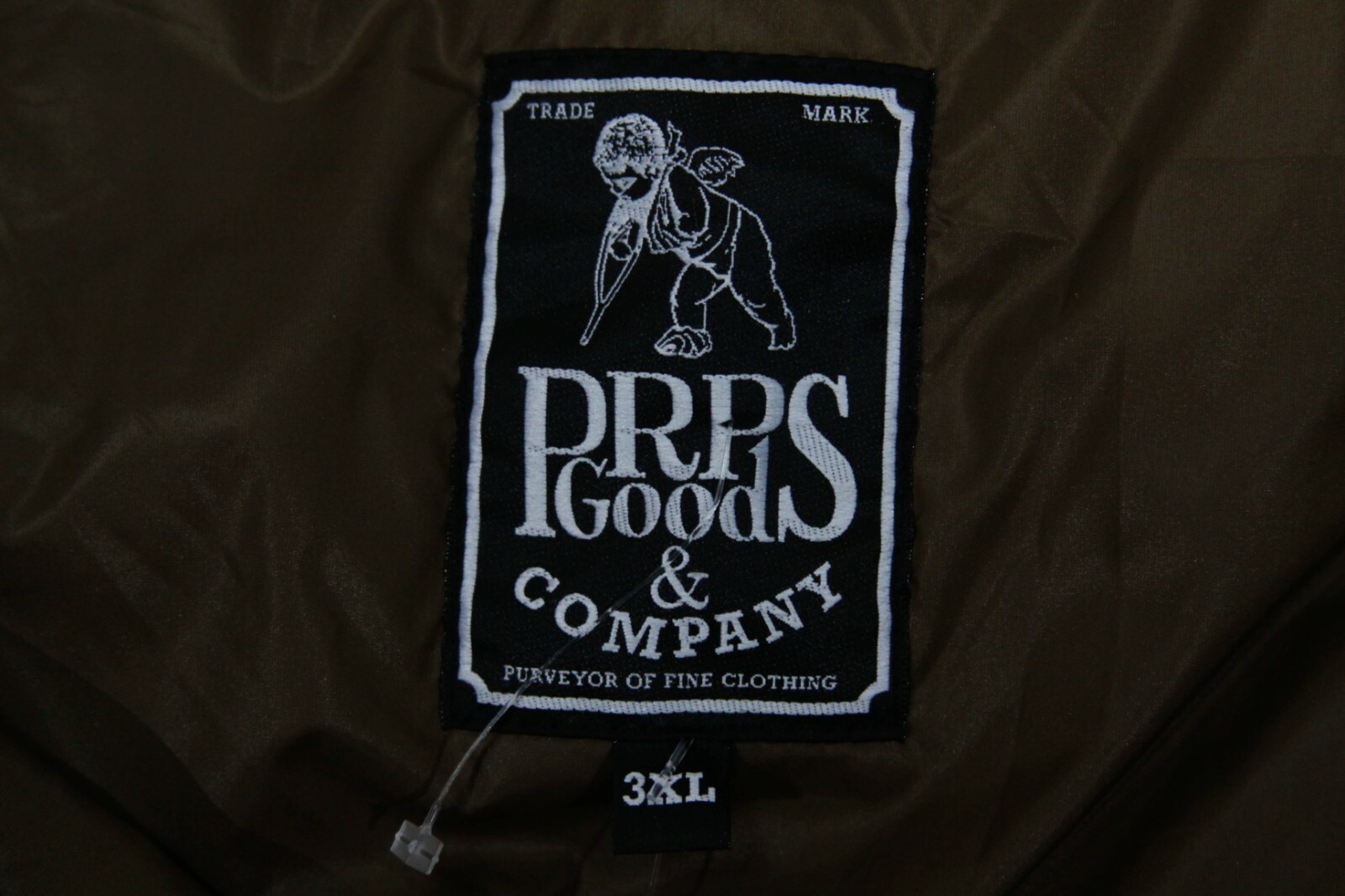 Authentic PRPS Goods&Co Men's nylon shiny full zip-button jacket US 3 ...