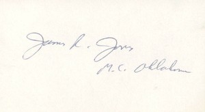 JAMES R. JONES - SIGNATURE(S) | eBay