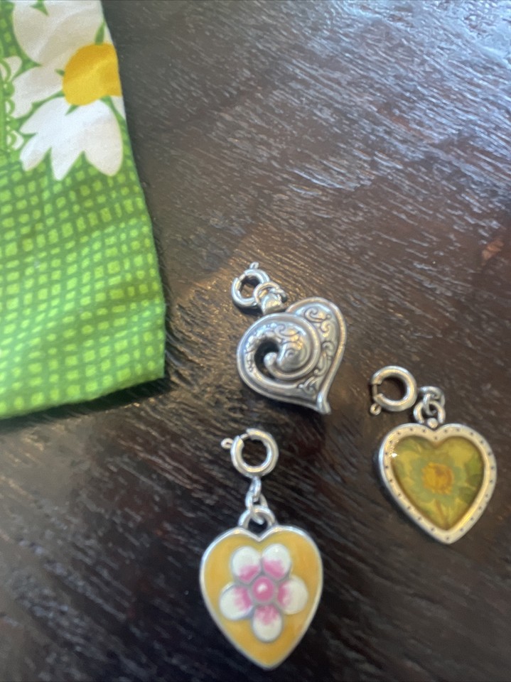 BRIGHTON CHARMS LOT OF 3 New hearts | eBay